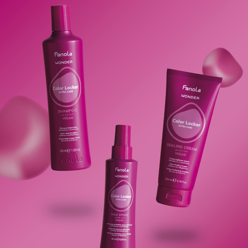 Fanola Wonder Color Locker Shampoo 350 ml - bij Hairaction.nl