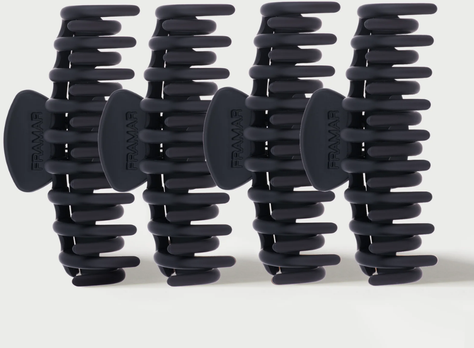 Framar Claw Clips Black - 4 st kopen? Ga naar Hairaction.nl