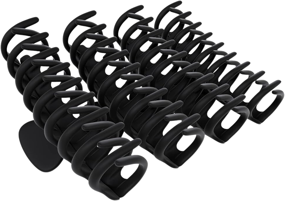 Framar Claw Clips Black - 4 st kopen? Ga naar Hairaction.nl
