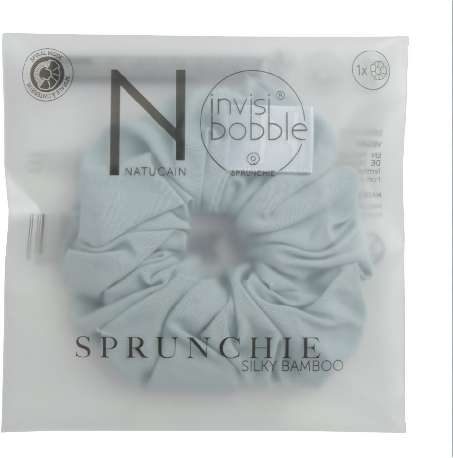 Natucain X Invisibobble Sprunchie Silky Bamboo | Hairaction.nl